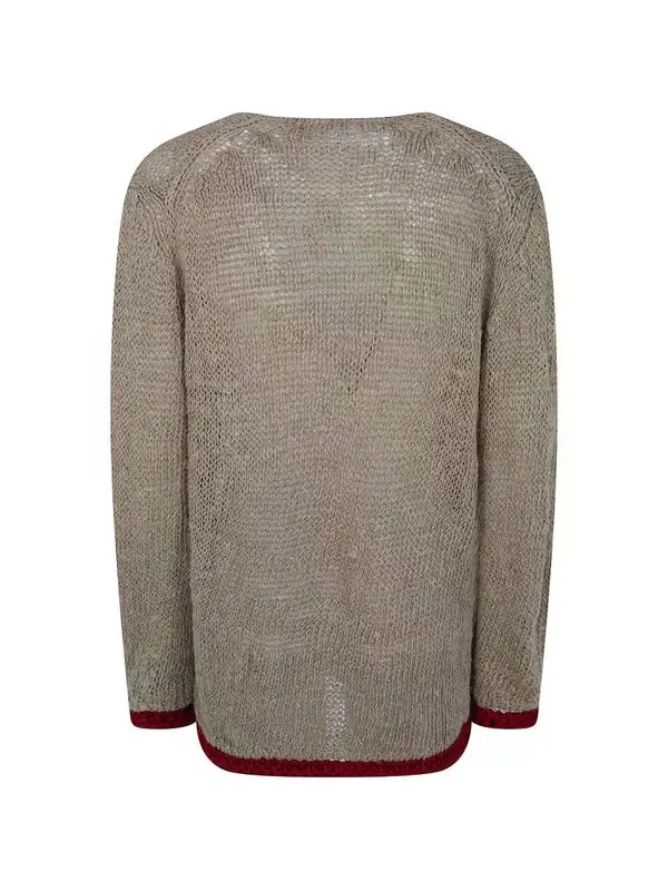 Comme Des Garçons Contrast-trim Sweater