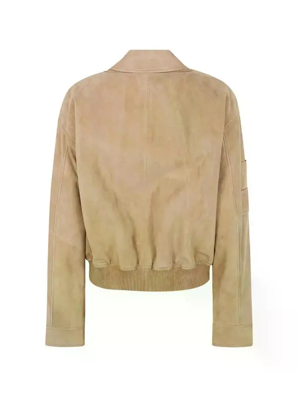 DRHOPE Pocket Suede Jacket