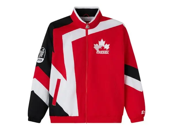 OVO X Hockey Canada Starter Jacket - Red