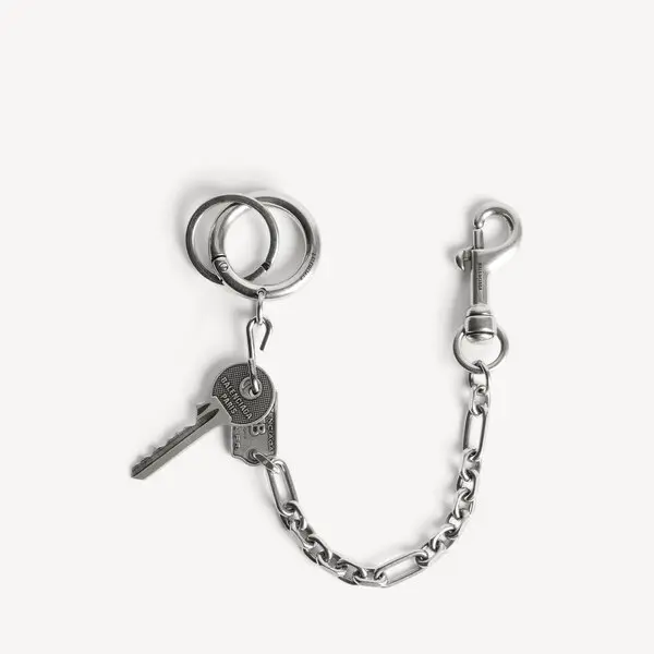 Balenciaga Neverlost Keychain - Silver