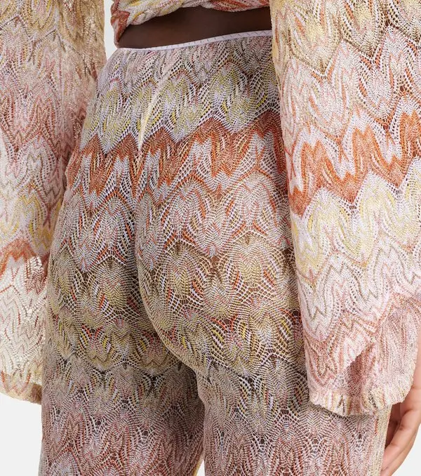 Missoni Zigzag Lame Flared Trousers
