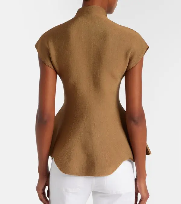 Khaite Andra Knitted Top