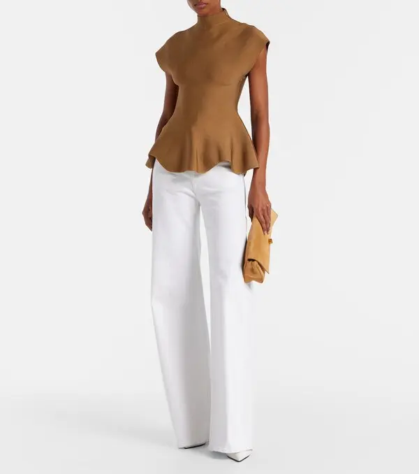 Khaite Andra Knitted Top