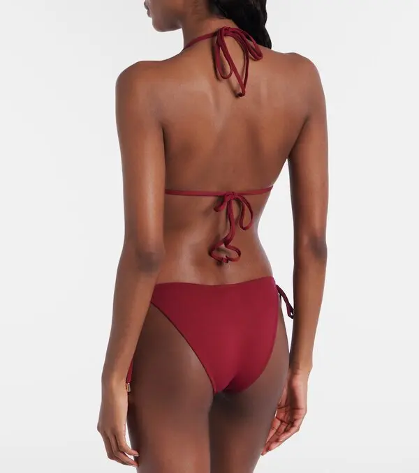 Melissa Odabash Menorca Bikini Top - Burgundy