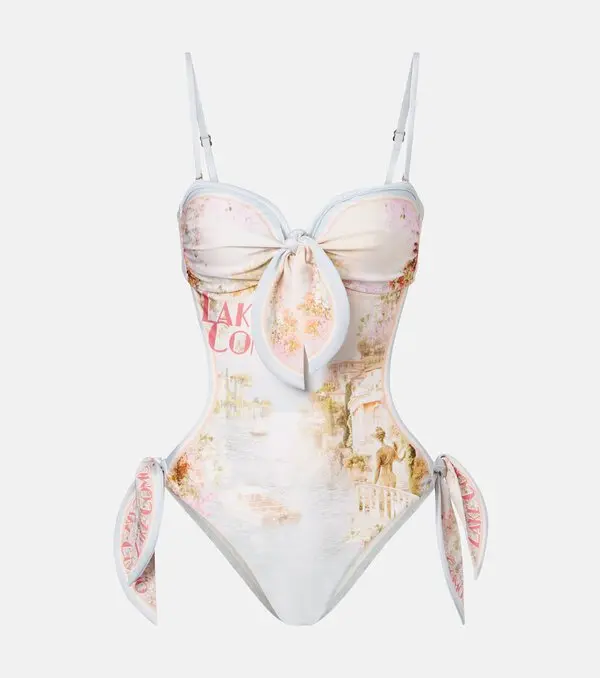 Zimmermann Como Printed One Piece Swimsuit - Multicoloured