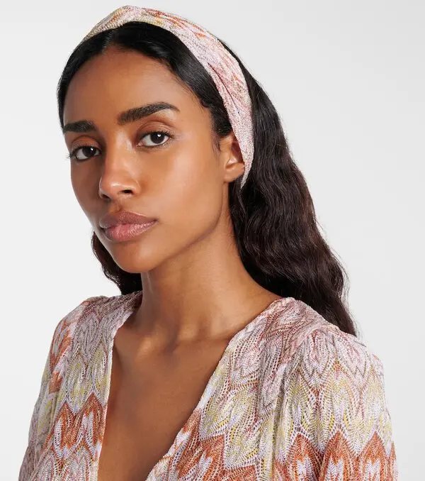 Missoni Zigzag Lame Headband