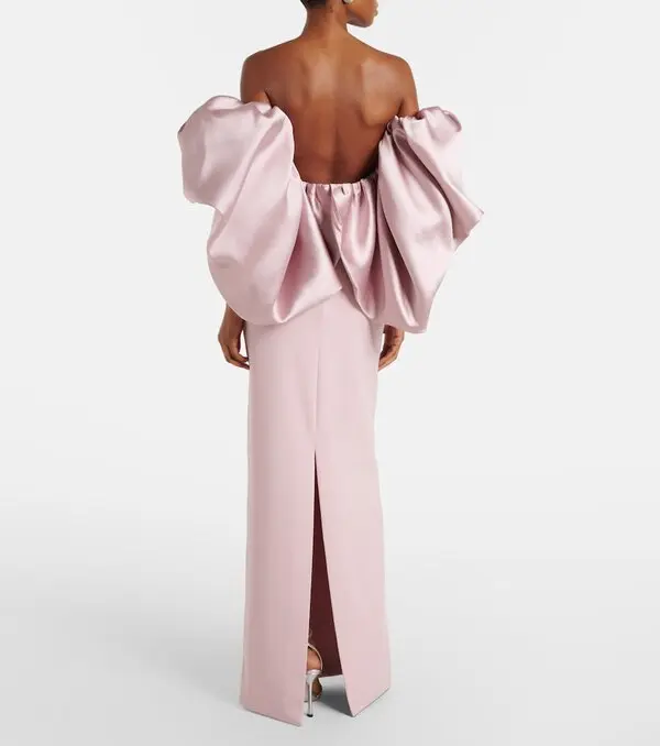 Solace London Floris Off-shoulder Gown