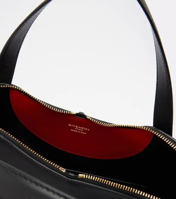 Givenchy The Snatch Medium Leather Tote Bag - Black
