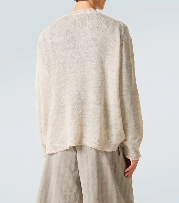 Our Legacy Rue Linen And Cotton Sweater