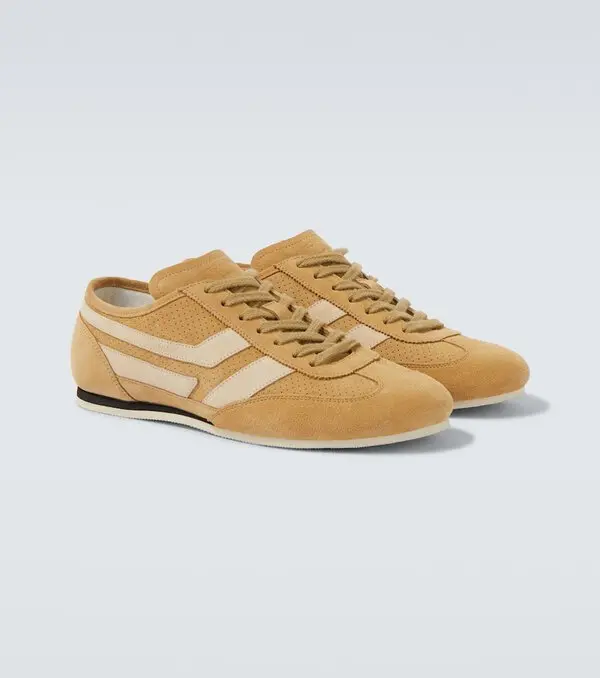 TOM FORD Brook Suede Sneakers - Beige