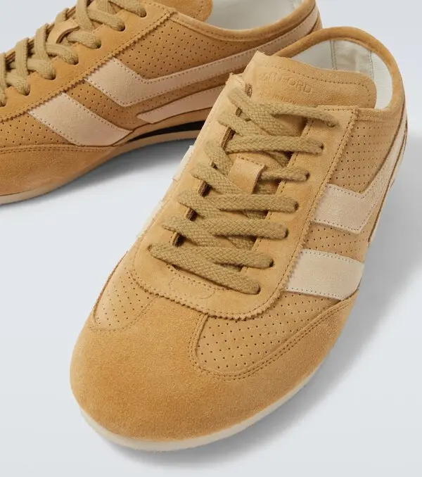 TOM FORD Brook Suede Sneakers - Beige