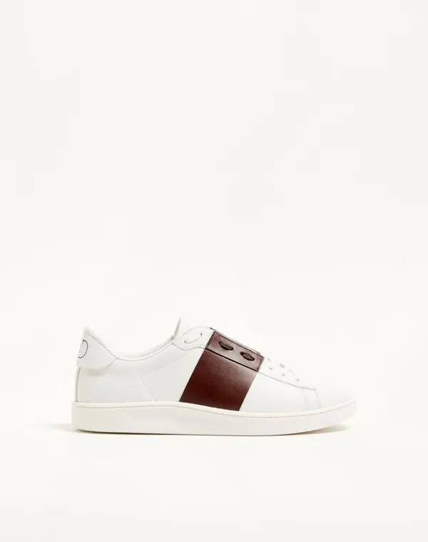 Valentino Garavani Open Royco Trainers - White/brown
