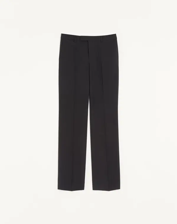 Valentino Garavani Wool Trousers - Black