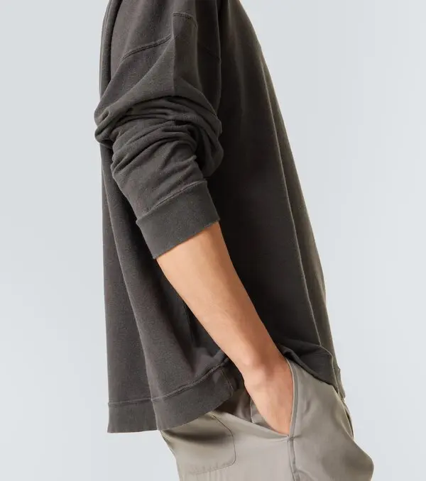 Our Legacy Cotton And Linen-blend Sweatshirt - Grey