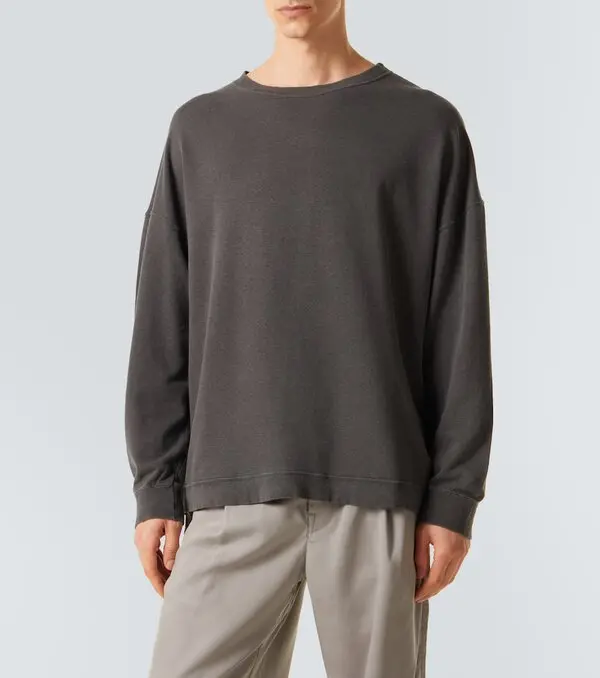 Our Legacy Cotton And Linen-blend Sweatshirt