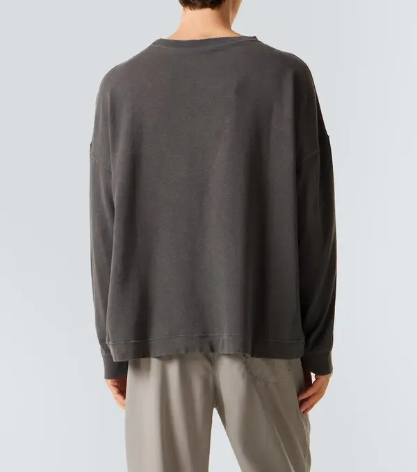 Our Legacy Cotton And Linen-blend Sweatshirt