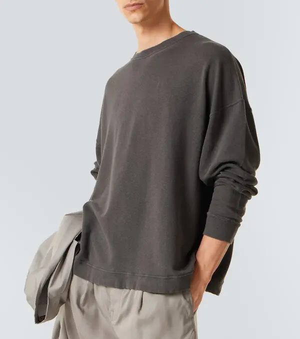 Our Legacy Cotton And Linen-blend Sweatshirt