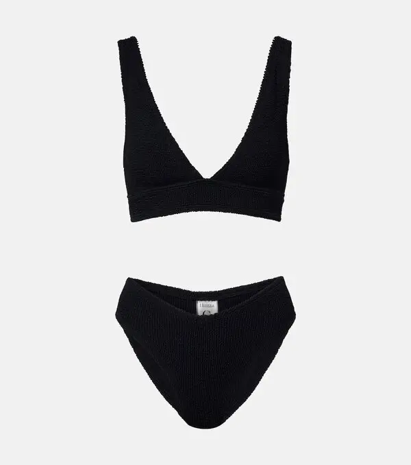 Hunza G Angel Bikini Two Piece Set - Black
