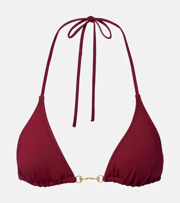 Melissa Odabash Menorca Bikini Top - Burgundy