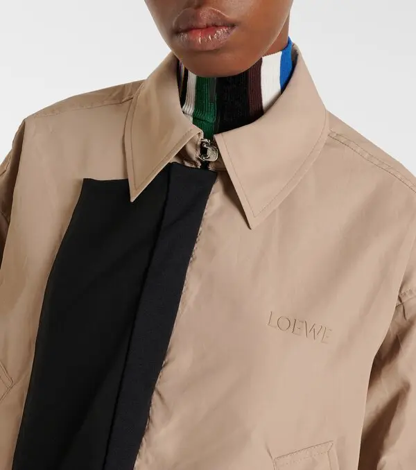 Loewe Logo Blouson - Beige