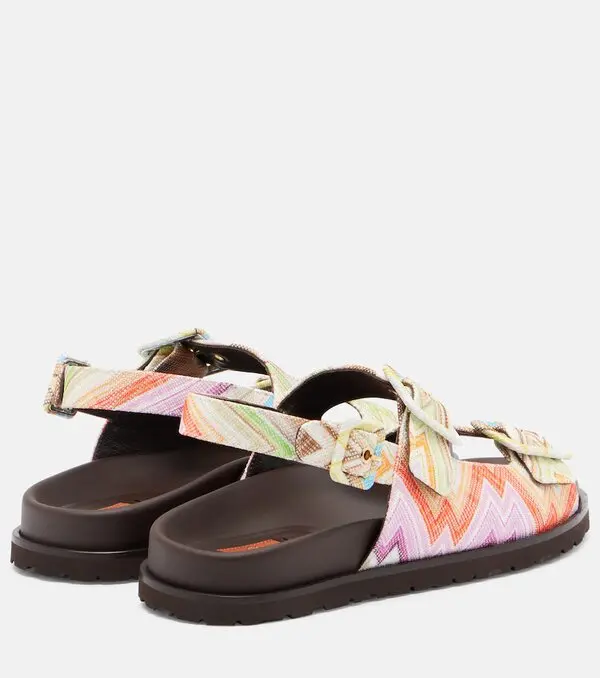 Missoni Mia Zigzag Slingback Sandals - Multicoloured