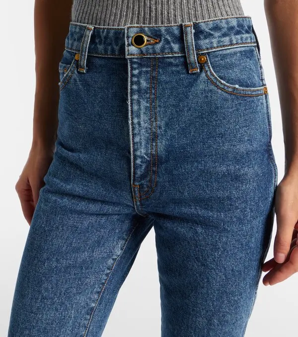 Khaite Daria Mid-rise Slim Jeans