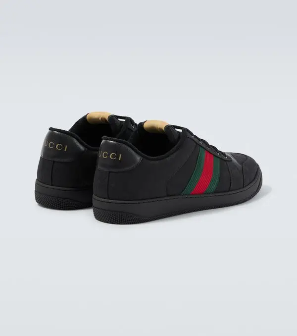 Gucci Screener Gg Canvas Sneakers - Black