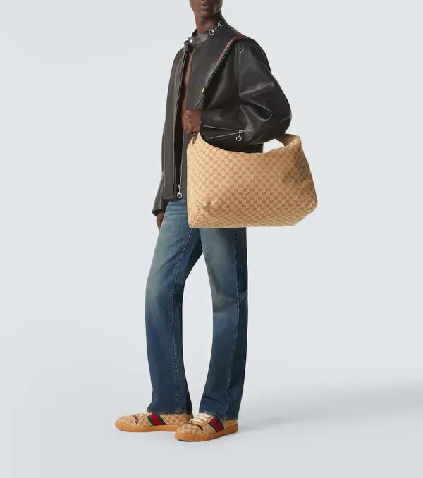 Gucci Screener Gg Canvas Sneakers - Brown
