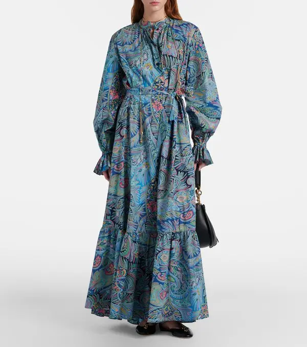 Etro Paisley Cotton-blend Shirt Dress - Multicoloured