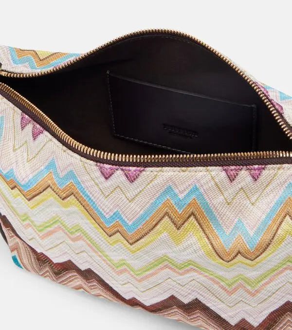 Missoni Leather-trimmed Shoulder Bag