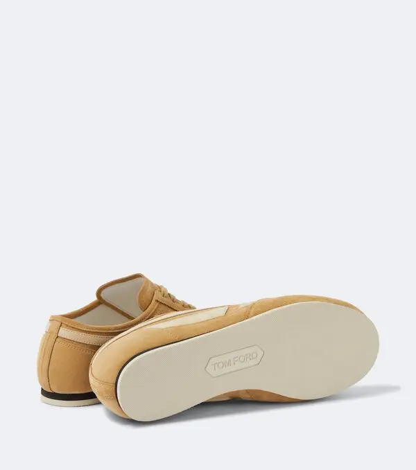 TOM FORD Brook Suede Sneakers - Beige