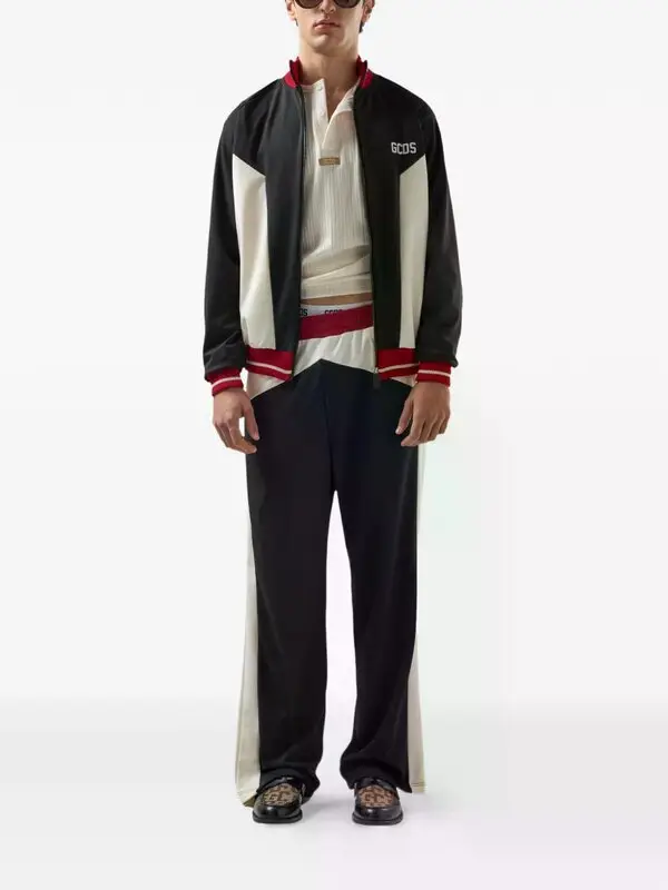 Gcds Two-tone Track Pants - Black