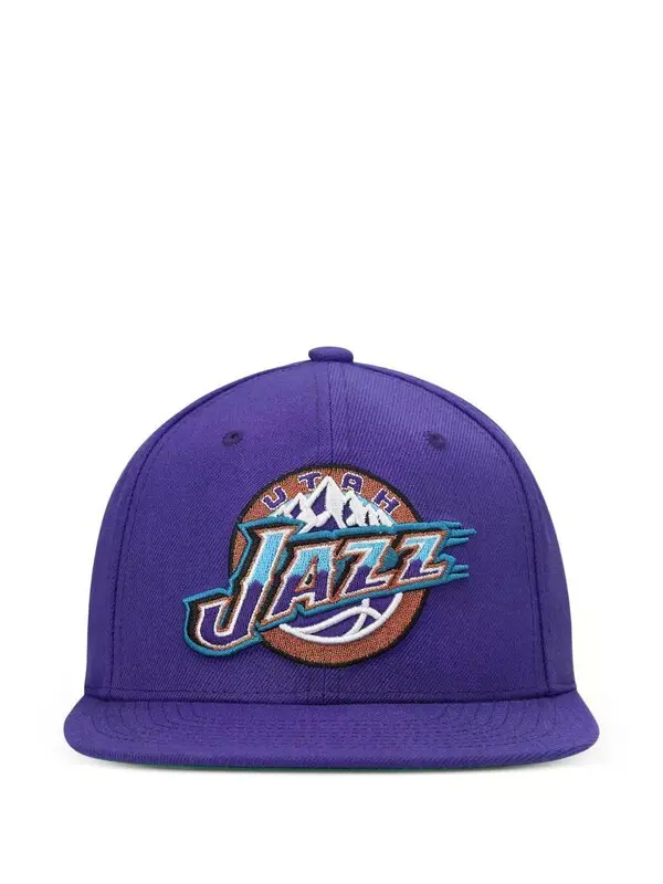 Mitchell & Ness Jazz Hardwood Classics Flat Cap - Purple