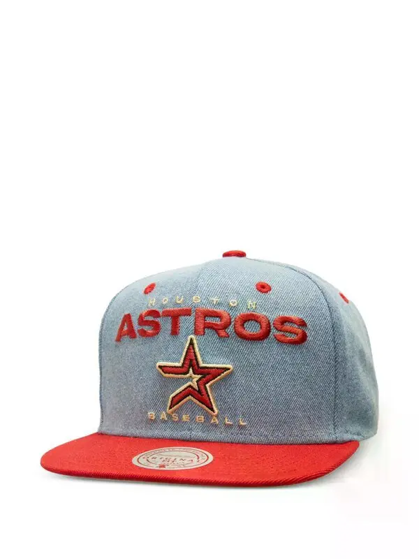 Mitchell & Ness Cooperstown Astros Baseball Cap - Blue