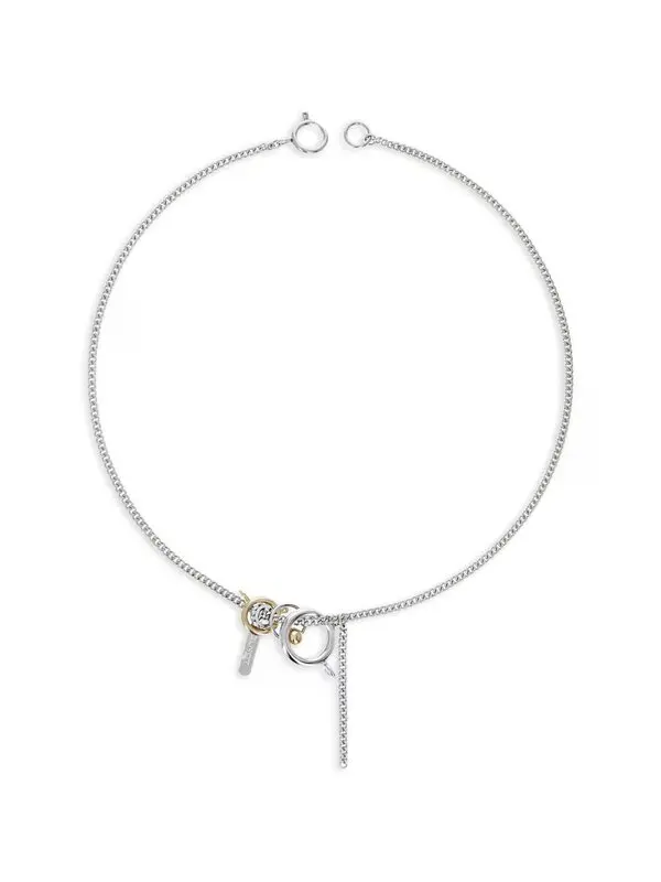 JUSTINE CLENQUET Kris Necklace - Silver