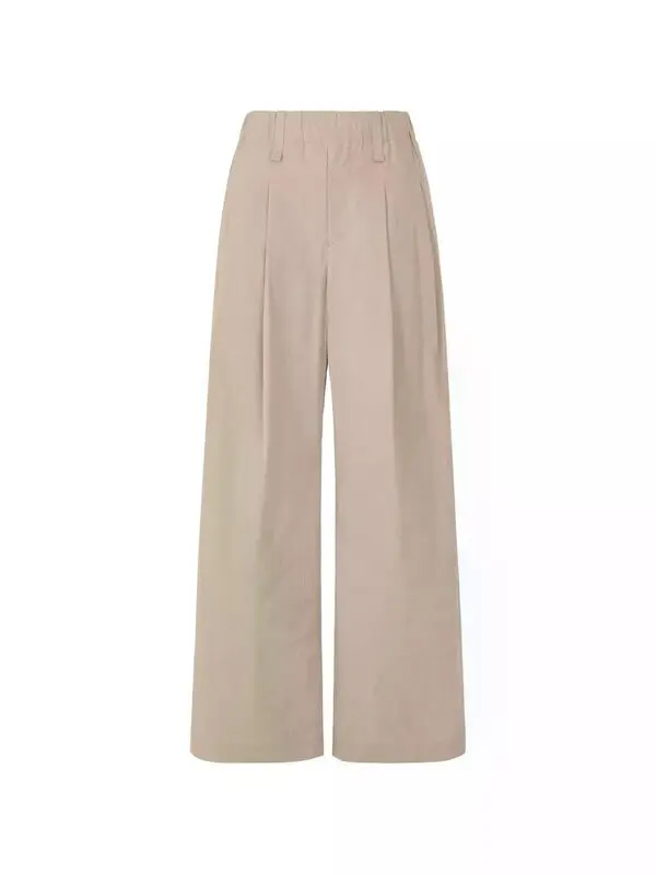 Issey Miyake Belt-loops Wide Leg Pants
