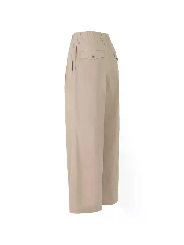Issey Miyake Belt-loops Wide Leg Pants
