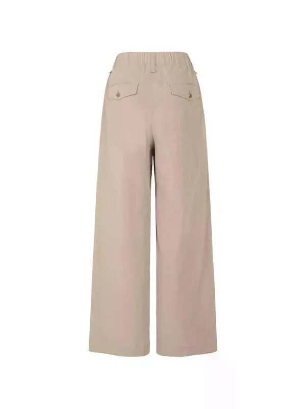 Issey Miyake Belt-loops Wide Leg Pants