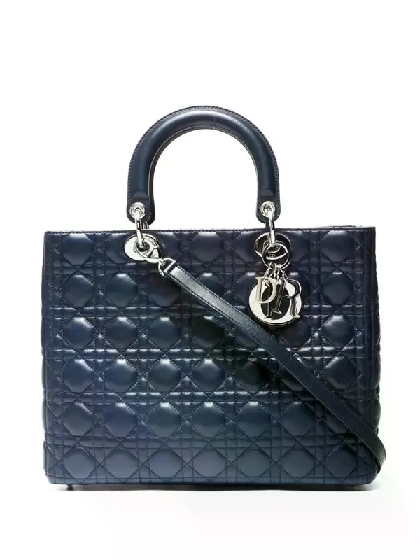 Dior 2011 Lady Tote Bag - Blue