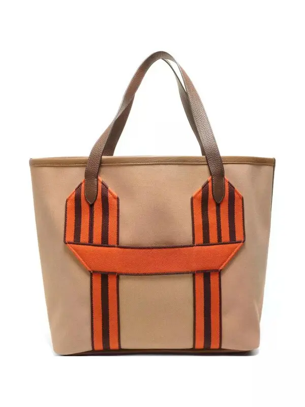 Hermès 1998 Pursangle Tote Bag - Neutrals