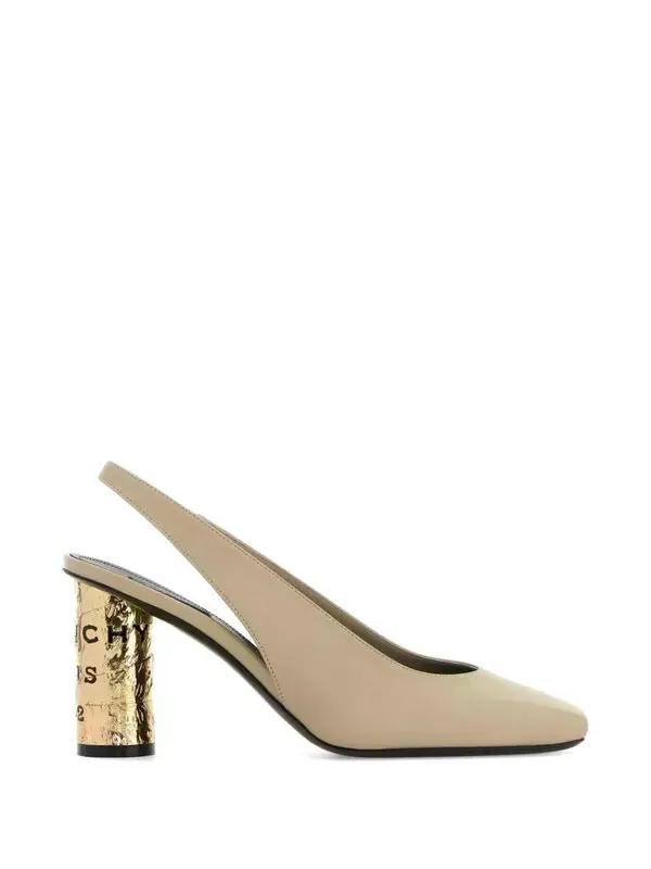 Givenchy Leather Tape Pumps - Neutrals