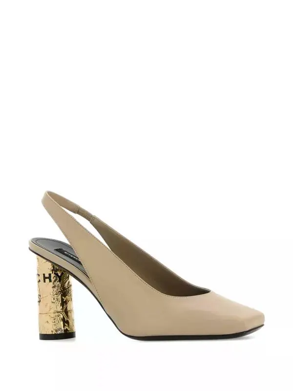 Givenchy Leather Tape Pumps - Neutrals
