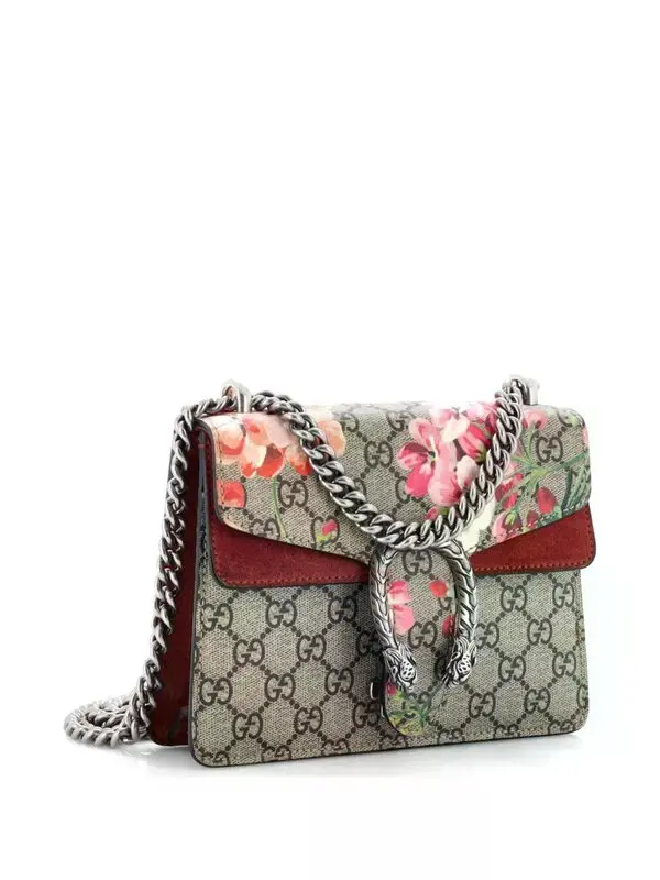 Gucci Dionysus Blooms Print Gg Coated Canvas Mini Shoulder Bag - Brown