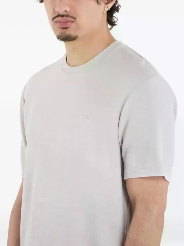 Hugo Fine-ribbed T-shirt