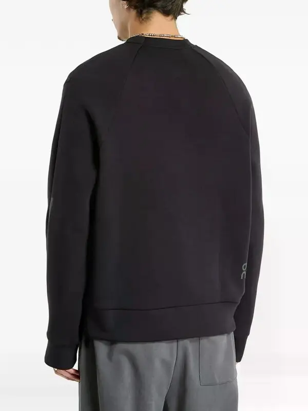 On Focus Tech Crewneck Sweatshirt - Black