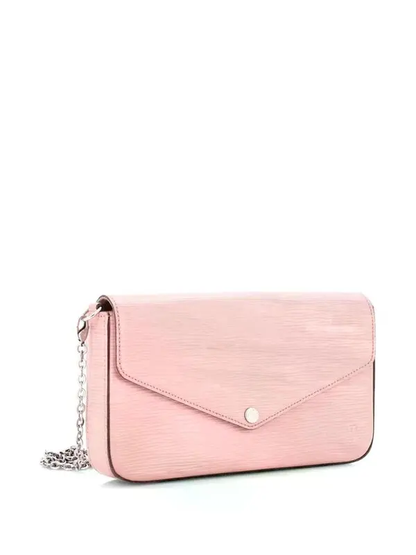 LOUIS VUITTON Felicie Pochette Epi Leather Crossbody Bag - Pink