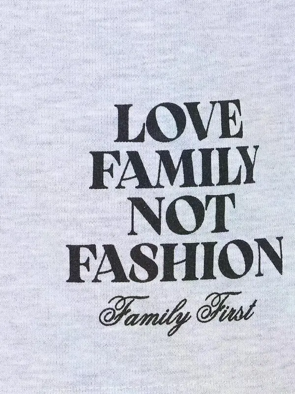 FAMILY FIRST Print Elasticated Waist Shorts - Grey
