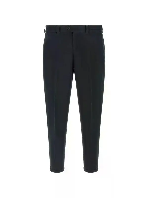 PT TORINO Elasticated Turn-up Hem Trousers