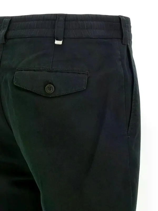 PT TORINO Elasticated Turn-up Hem Trousers