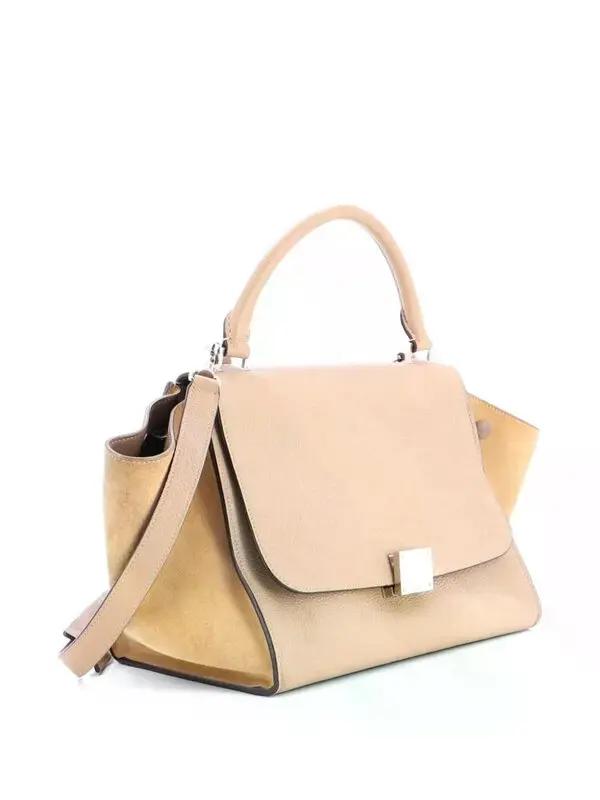 Celine Trapeze Small Satchel - Neutrals